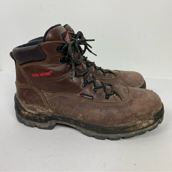 Red Wing Shoes | Shoes | Vintage Red Wing Brown Leather Lace Up Mens ...